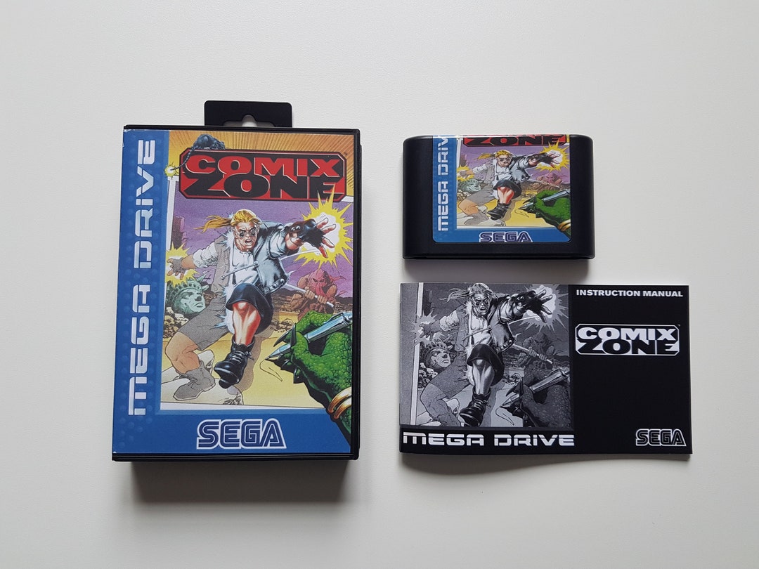 Comix Zone - PAL Version - Megadrive (repro) - Etsy