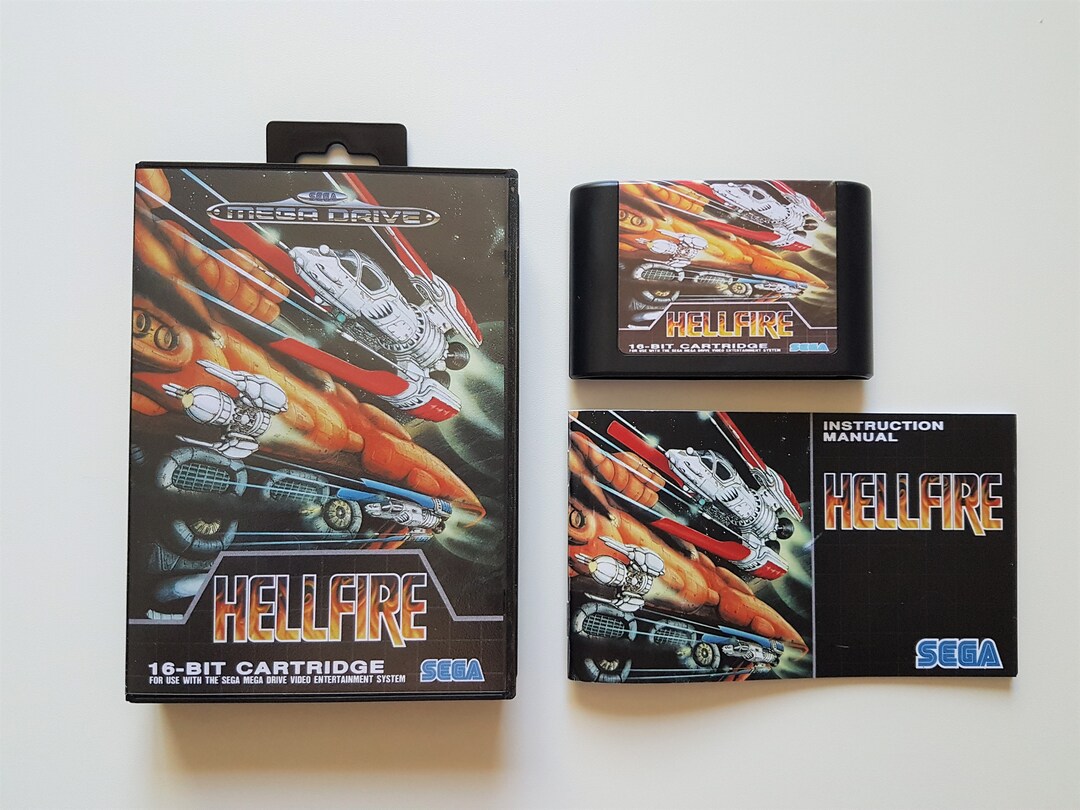 Hellfire PAL Version Megadrive repro - Etsy