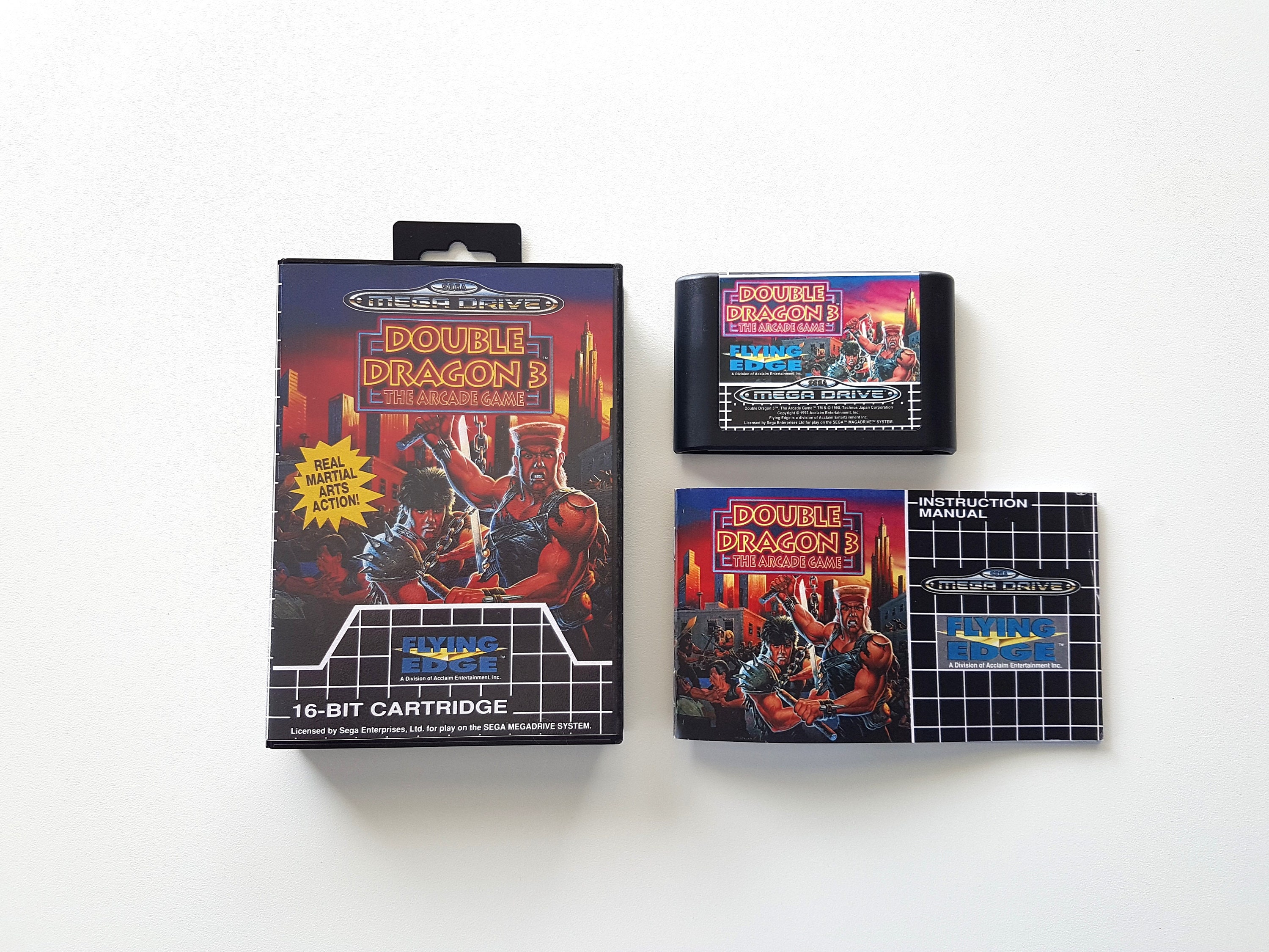 Double Dragon 3 PAL Version Megadrive repro Etsy UK