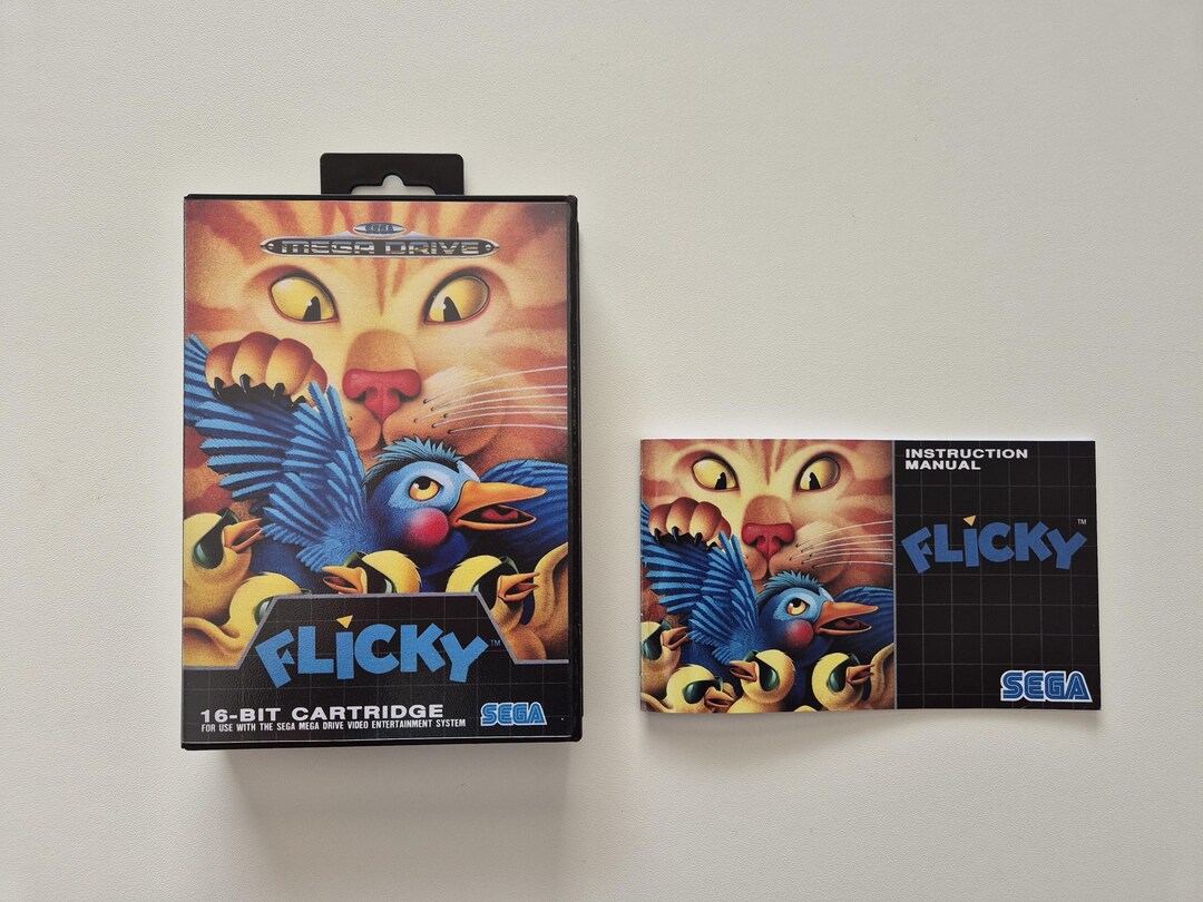 Flicky Box/jacket/instructions - PAL Version - (repro) - Etsy