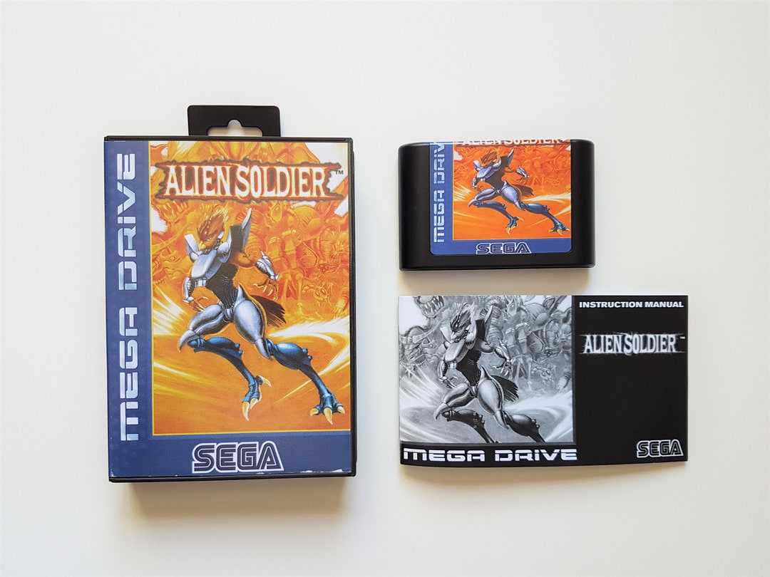 Alien Soldier PAL Megadrive (repro) - Etsy