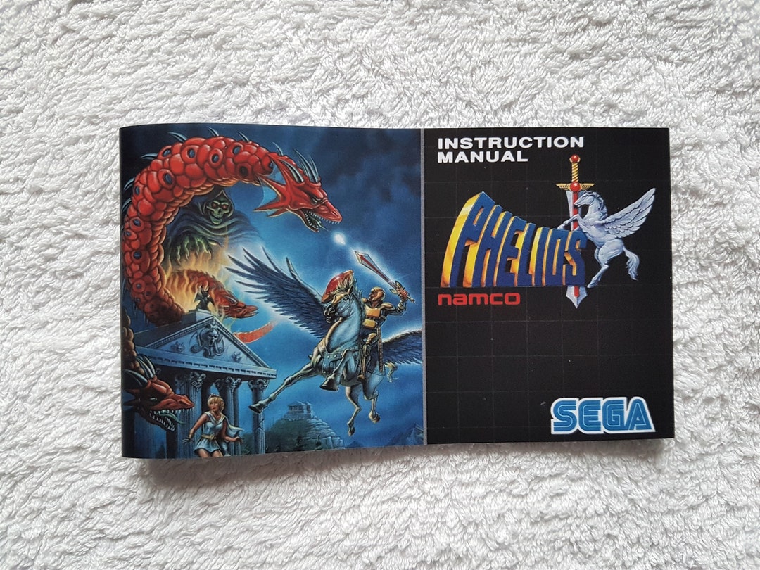 Phelios Megadrive Manual PAL Version repro - Etsy