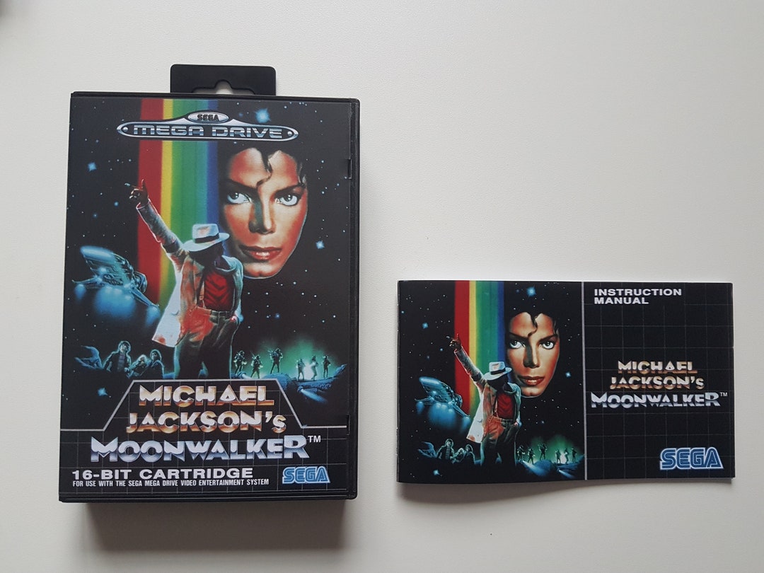 Michael Jackson's Moonwalker Megadrive Box/cover/instructions - PAL ...