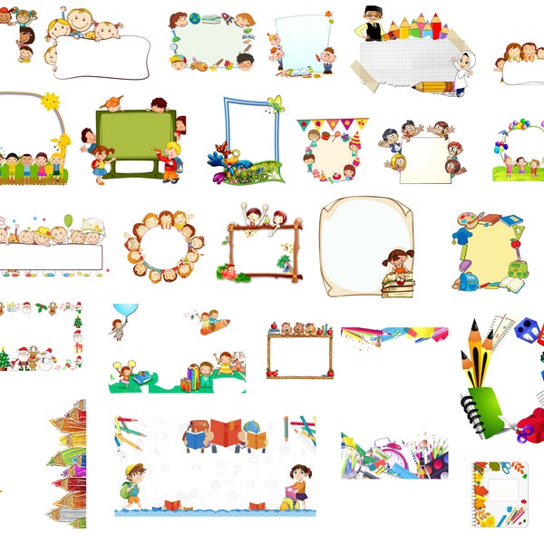 Clipart Frames - Etsy