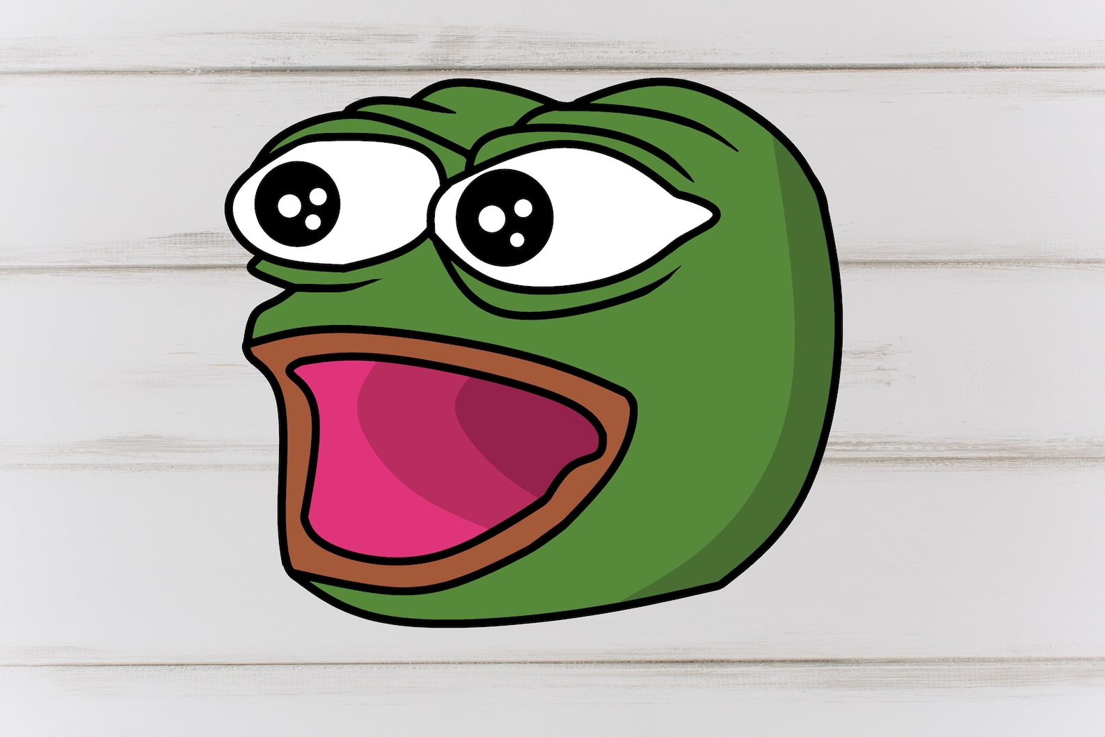 Pepe Frog Meme PNG SVG File, for Printing, Poggers, Happy Pepe, Memes ...