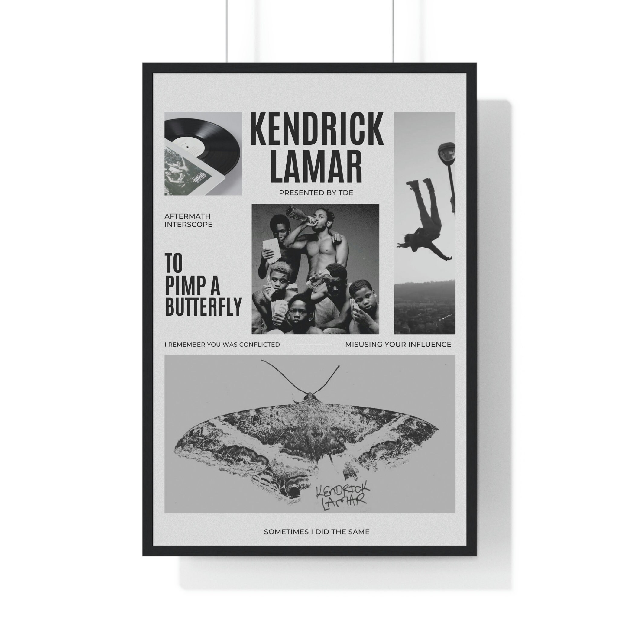 Kendrick Lamar Rappeur Américain Poster