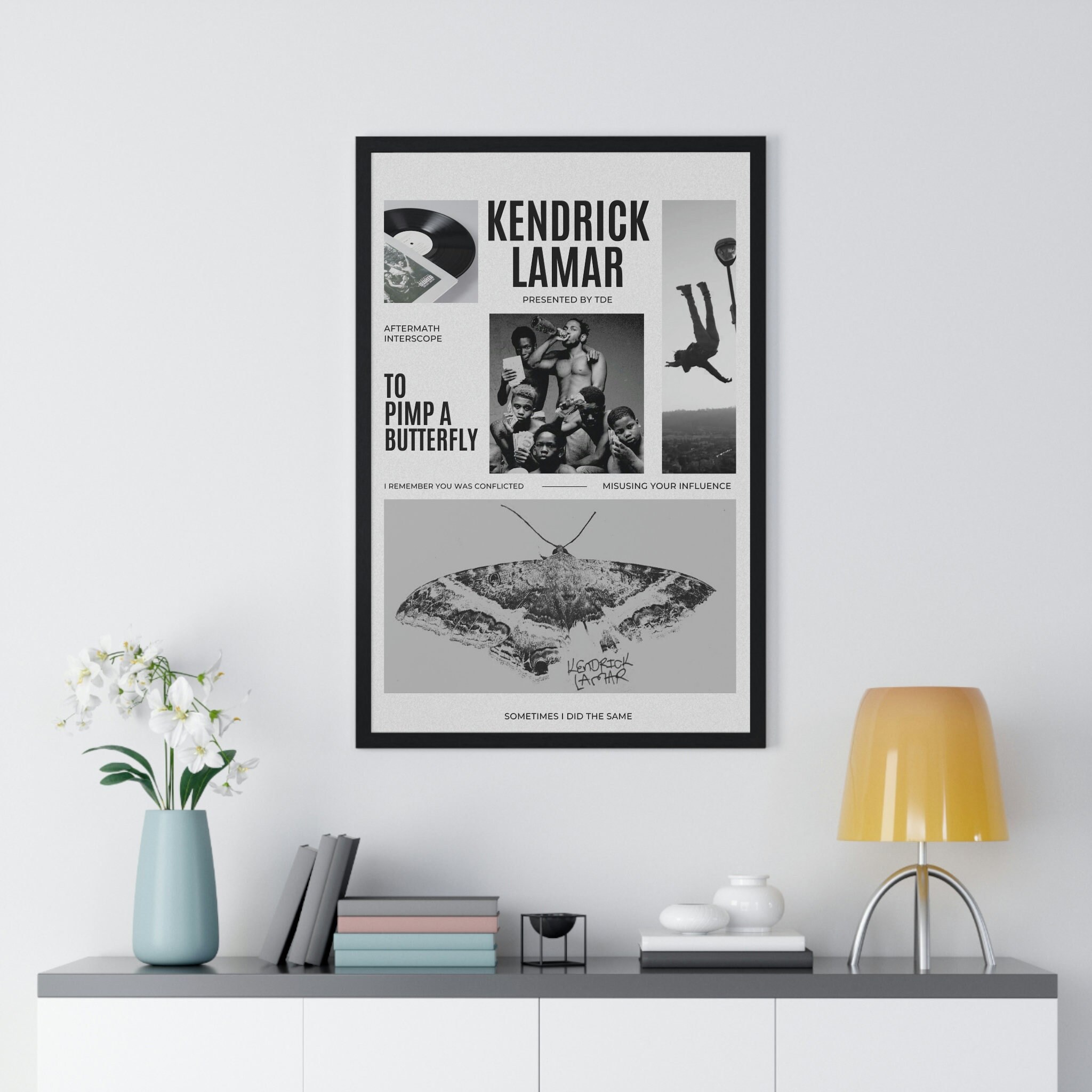 Kendrick Lamar Rappeur Américain Poster