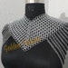 Chainmail Collar With Small Shoulder Chain Layers Metal Aluminium ...