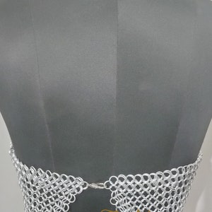 Bra Girls Women Aluminum Wire Jump Ring Chain Mail Fancy and Stylish ...