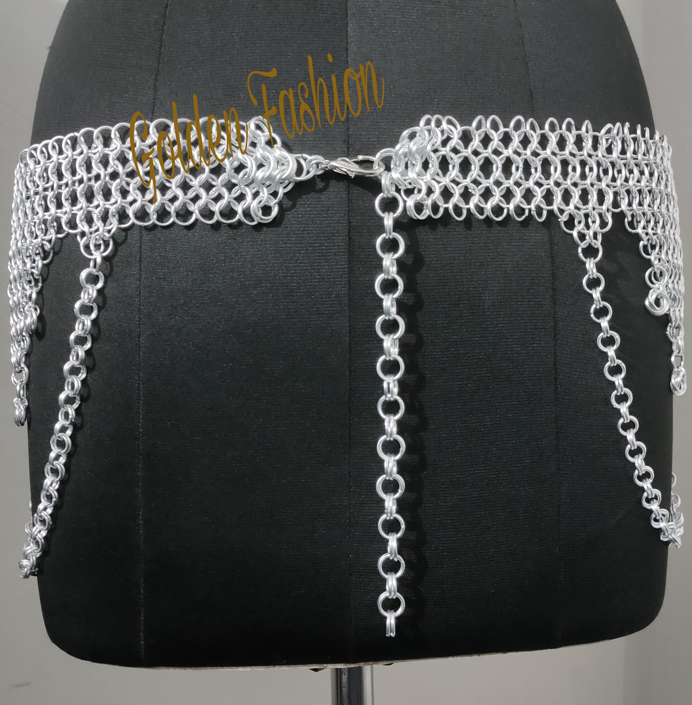 Medieval Chainmail Butted Antique Belly Dancer Belt SCA LARP - Etsy