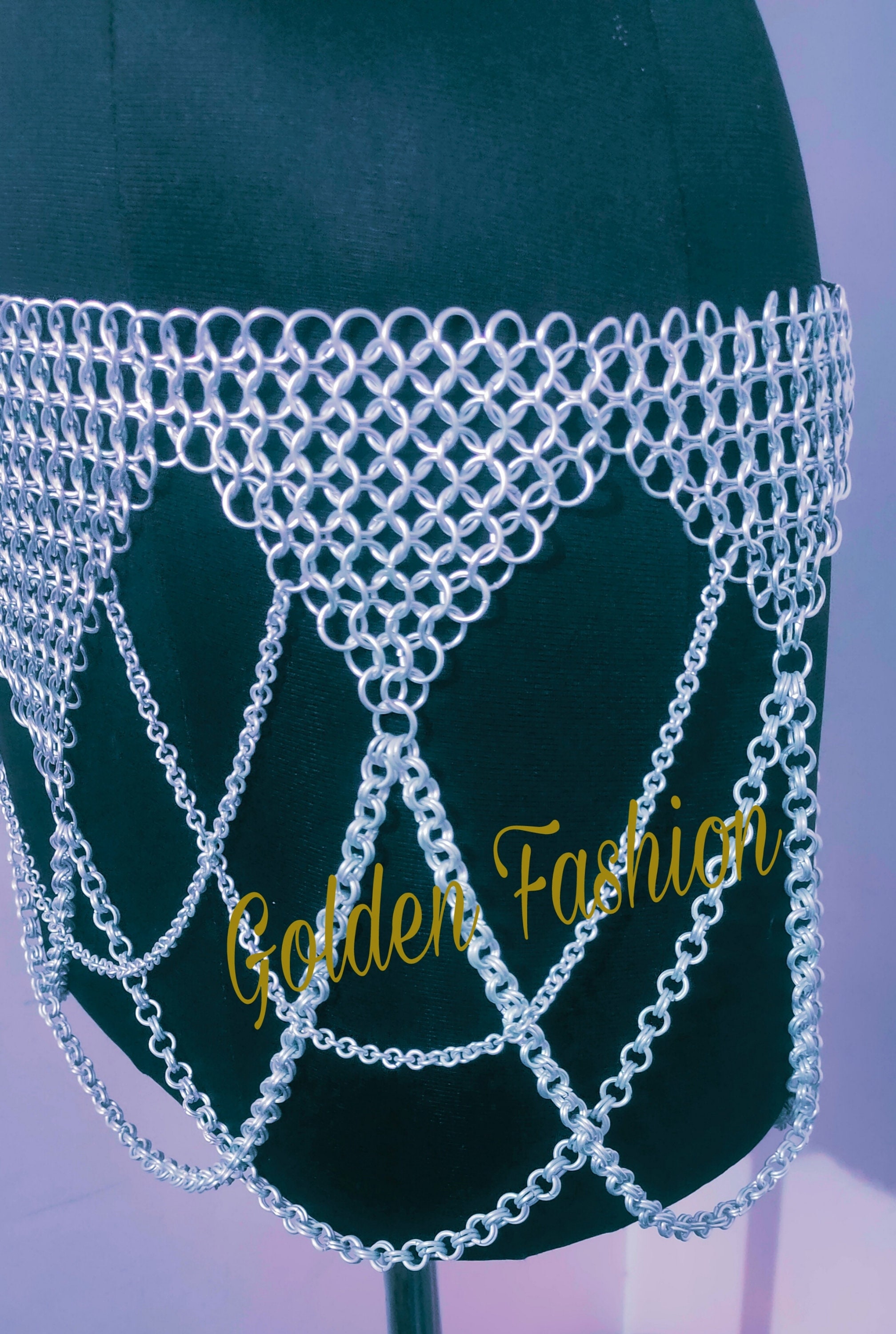 Chainmail Belt Mini Skirt Swim Skirt Ornamental Belt Chainmail Belly ...