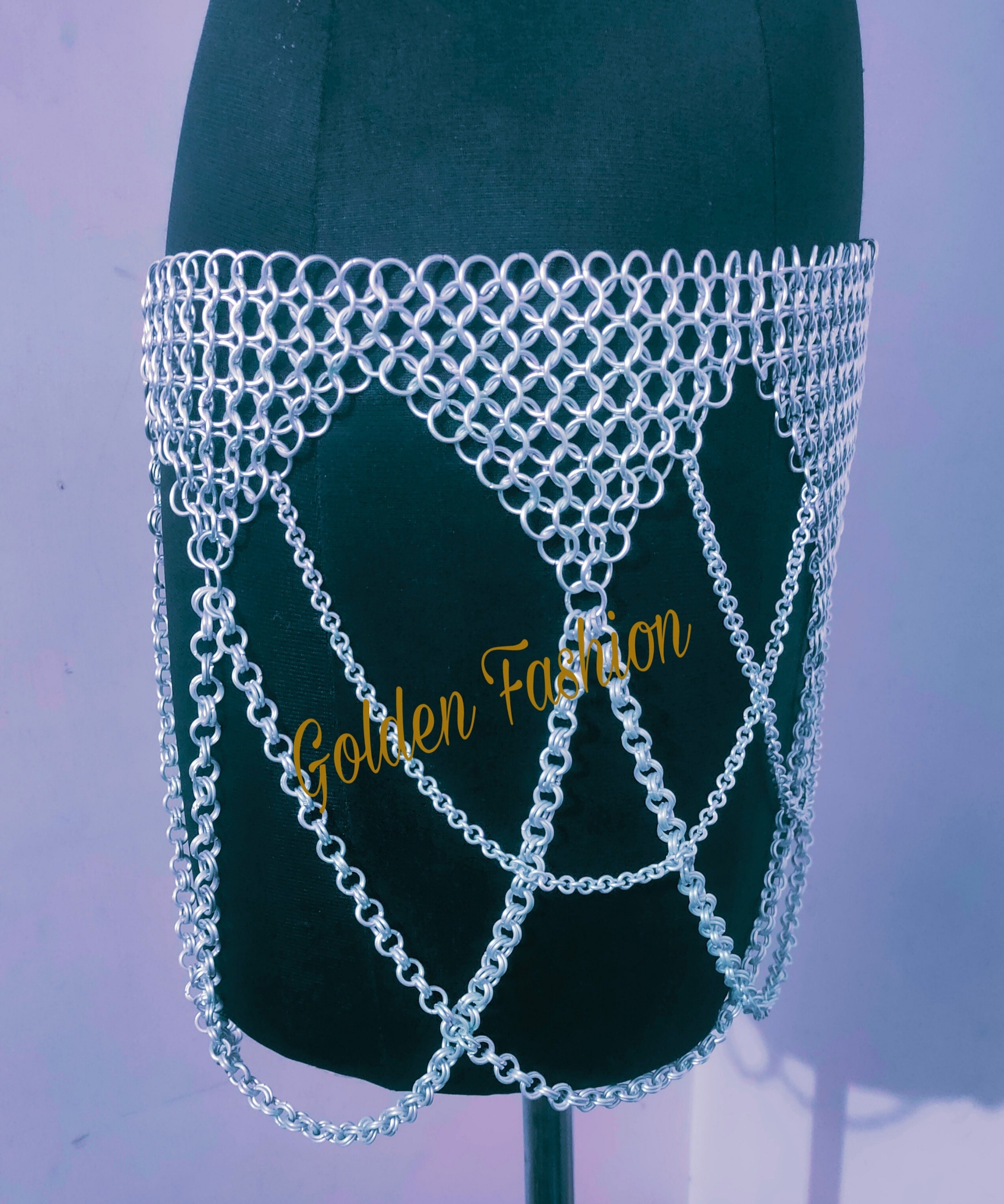 Chainmail Belt Mini Skirt Swim Skirt Ornamental Belt Chainmail Belly ...