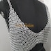 Top Bra Girls Women Aluminum Wire Jump Ring Chainmail Fancy and Stylish ...