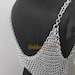 Top Bra Girls Women Aluminum Wire Jump Ring Chainmail Fancy and Stylish ...