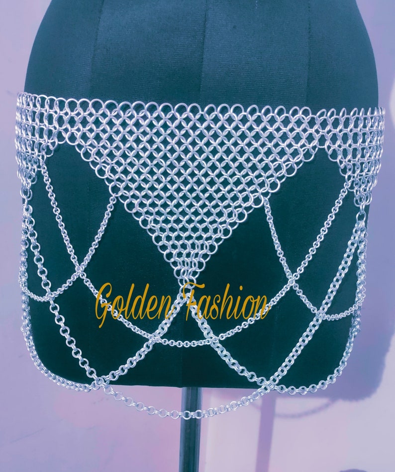 Chainmail Belt Mini Skirt Swim Skirt Ornamental Belt Chainmail - Etsy