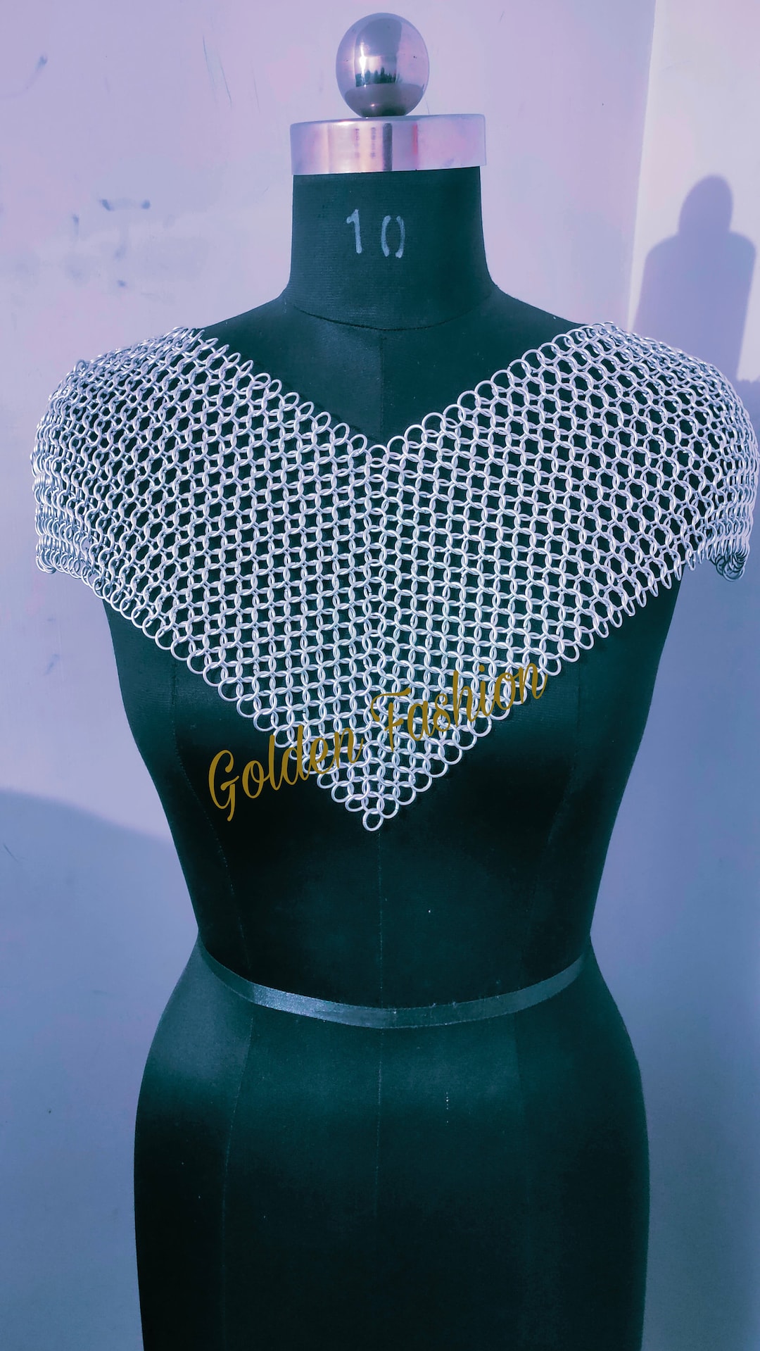 Medieval Roleplay Fantasy Chainmail Crop Halter Top for Women Body ...