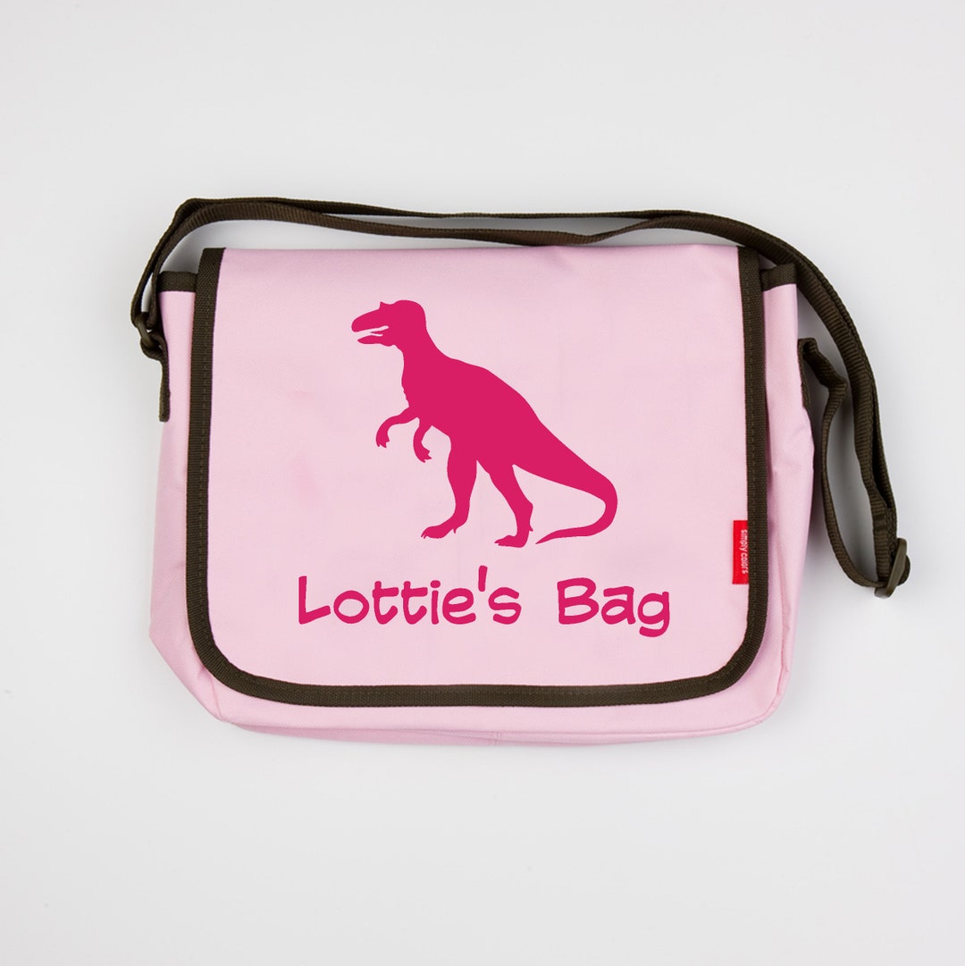Personalised Kid's T Rex Dinosaur Messenger Bag - Etsy