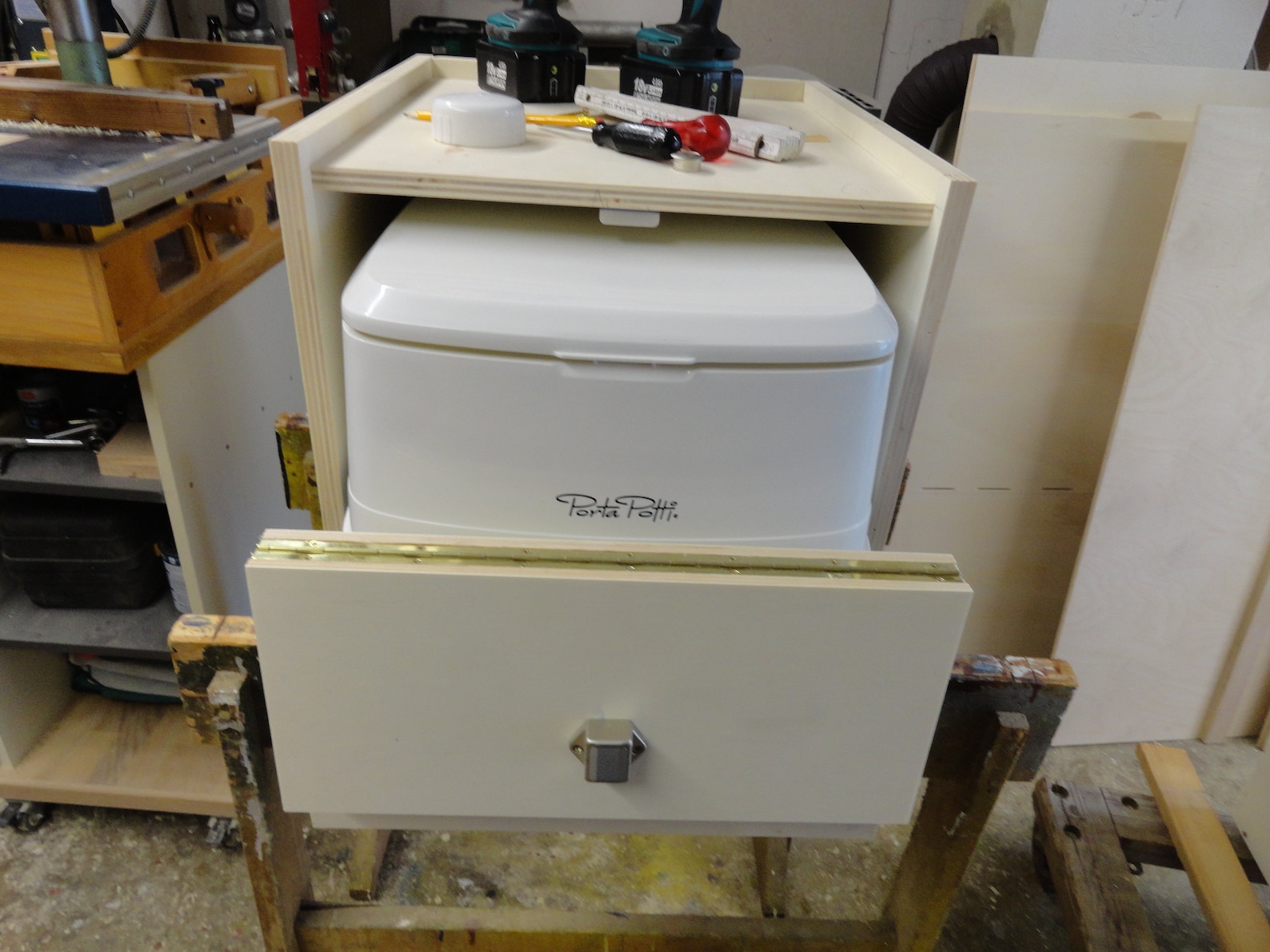 Construction Plan for Camping Toilet "bulli 04 WC Stool" Seat Stool ...