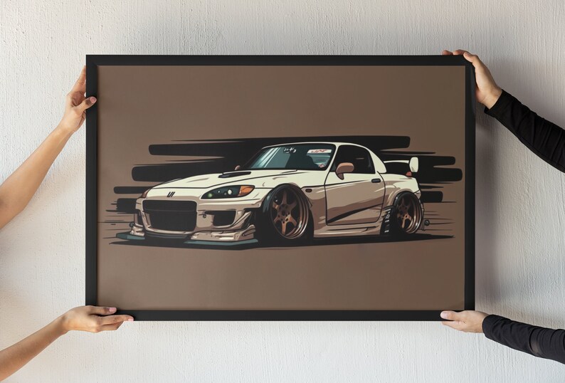 S2000 Honda GTA Style | Digital Download | Sports Car | Wall Art | Home ...