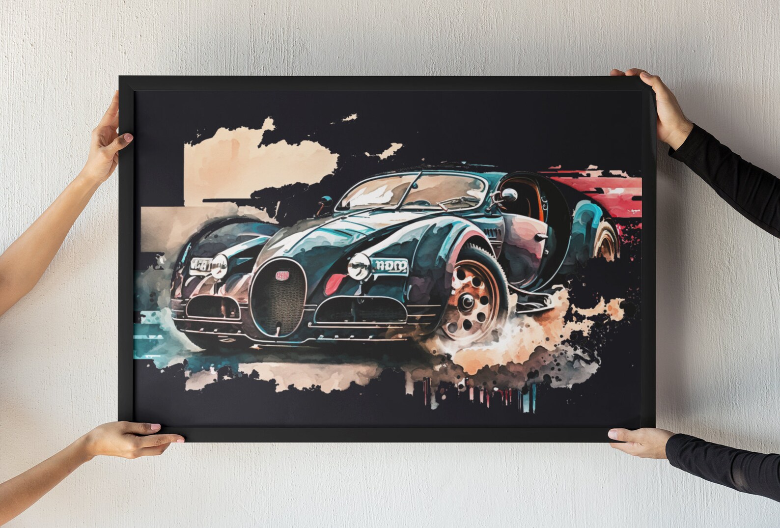 Bugatti Car Sports Car Bugatti Wall Art Bugatti Poster Bugatti Chiron ...