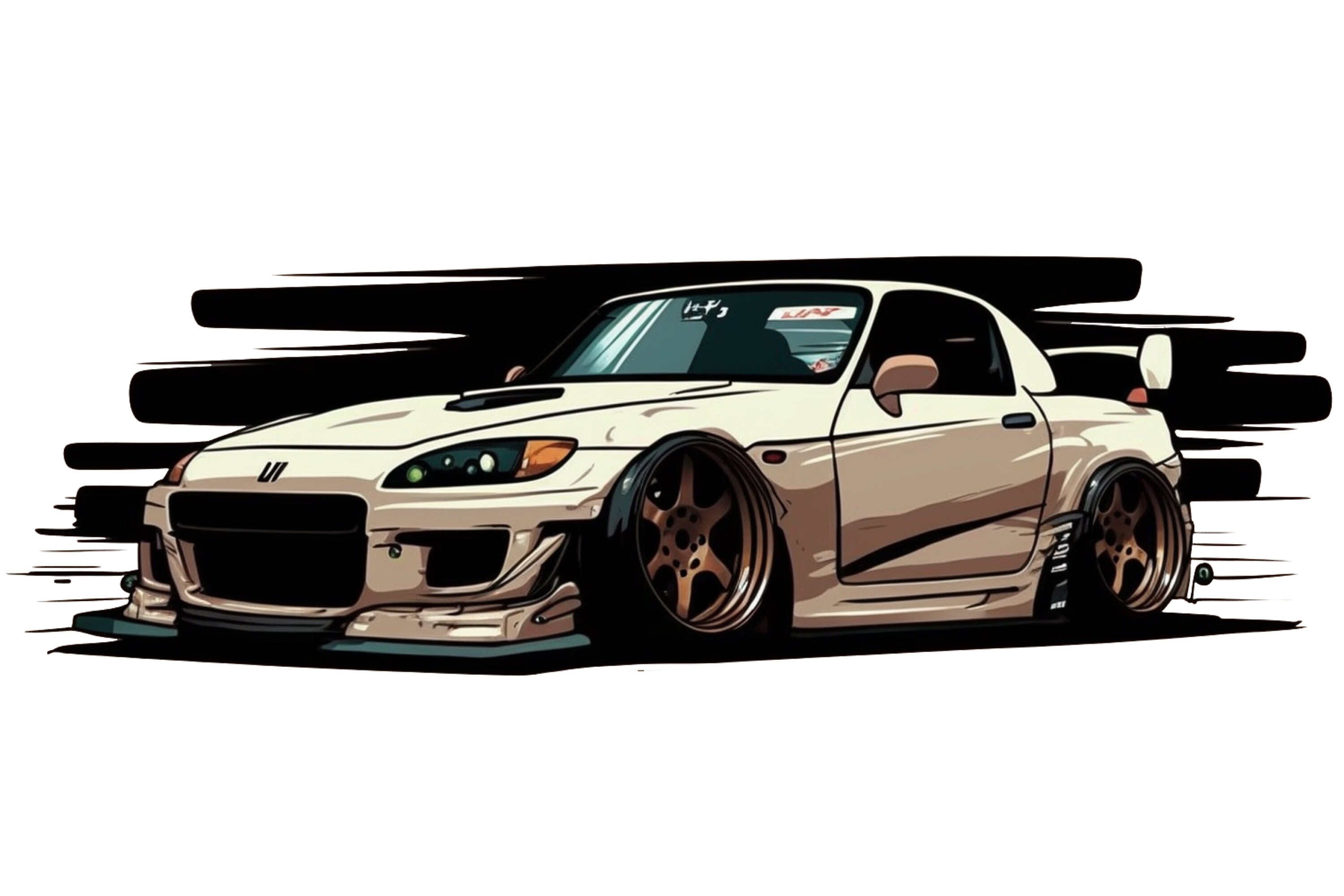 S2000 Honda GTA Style | Digital Download | Sports Car | Wall Art | Home Decor #1 H - Etsy