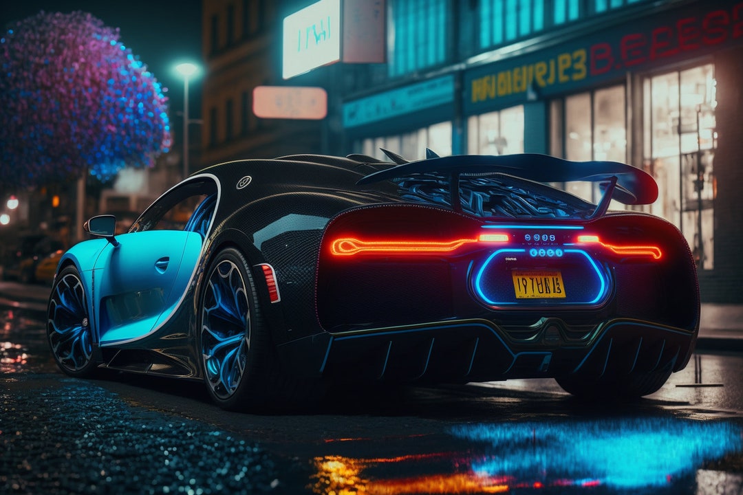 Bugatti Car Sports Car Bugatti Wall Art Bugatti Poster Bugatti Chiron ...