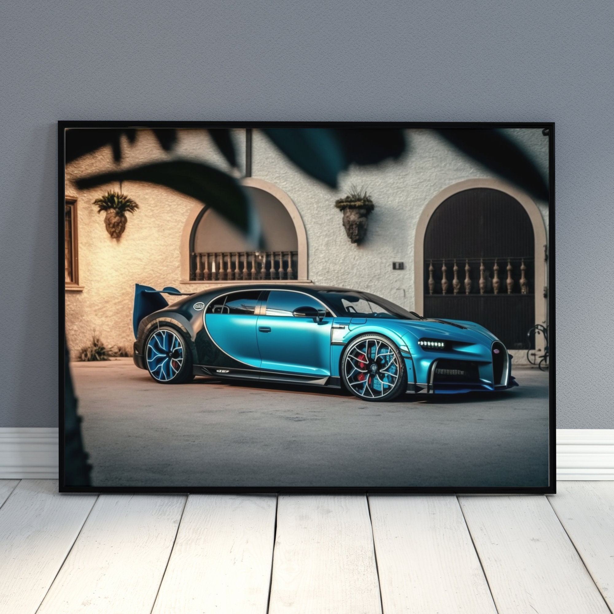 Bugatti Car Sports Car Bugatti Wall Art Bugatti Poster Bugatti Chiron ...