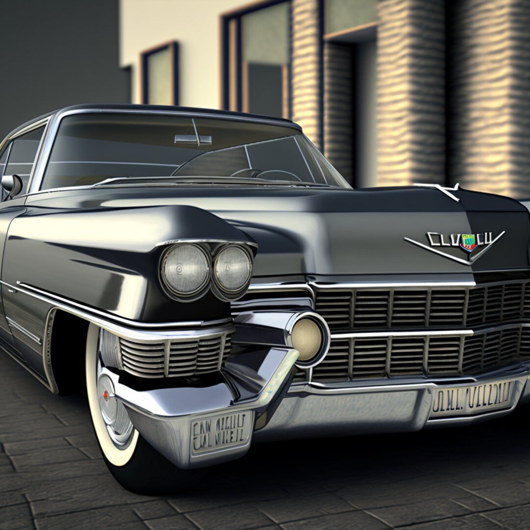 Cadillac Deville - 4 Downloads, Vintage Car, Printable, Wall Art, Home ...