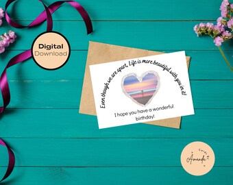 Printable Birthday Card Instant Download 7x5 Inch Cards - Etsy