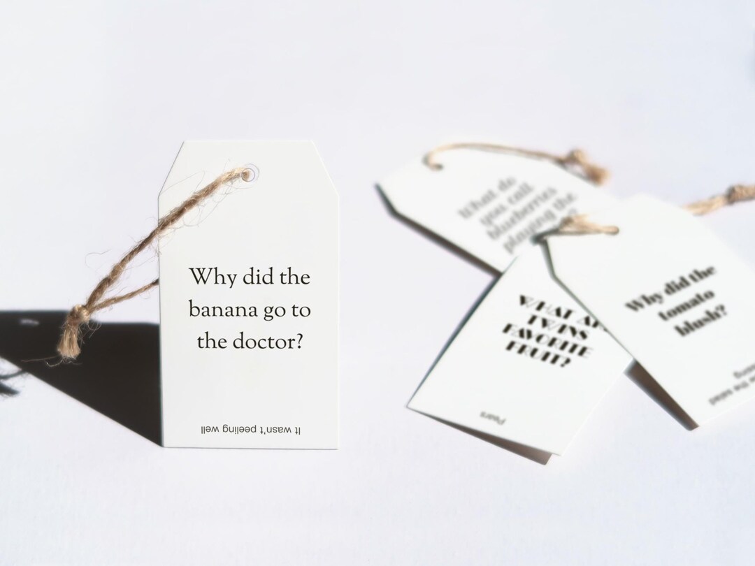 Printable Festive Napkin Tags Kit - Dad Joke Edition! Add a Side of ...