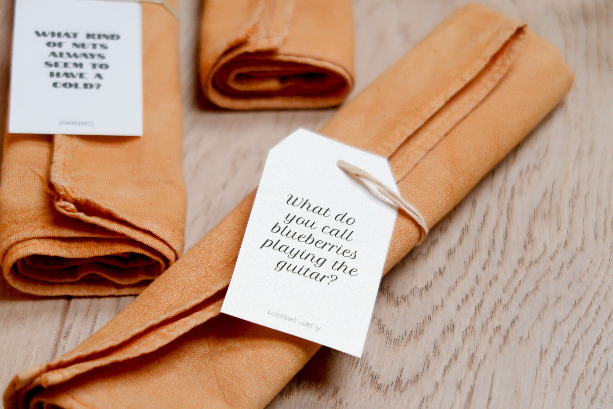 Printable Festive Napkin Tags Kit - Dad Joke Edition! Add a Side of ...