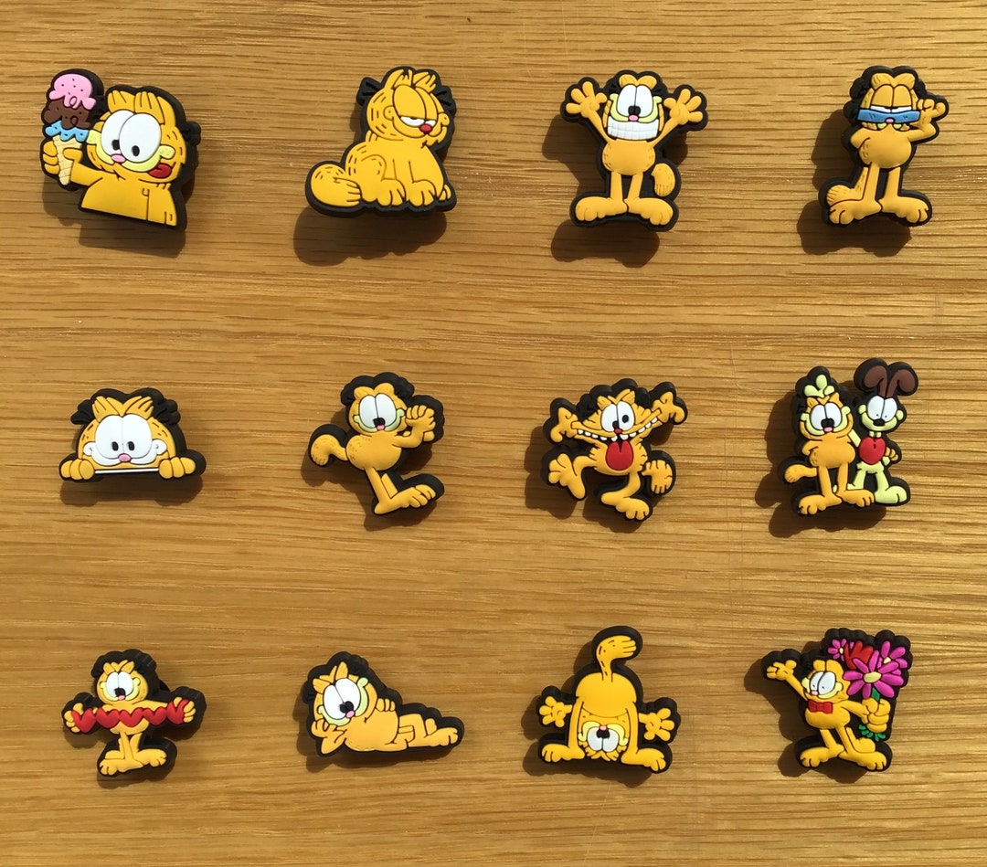 Garfield Inspired Kids Crocs Shoe Charms Bracelet Charms Crocs ...