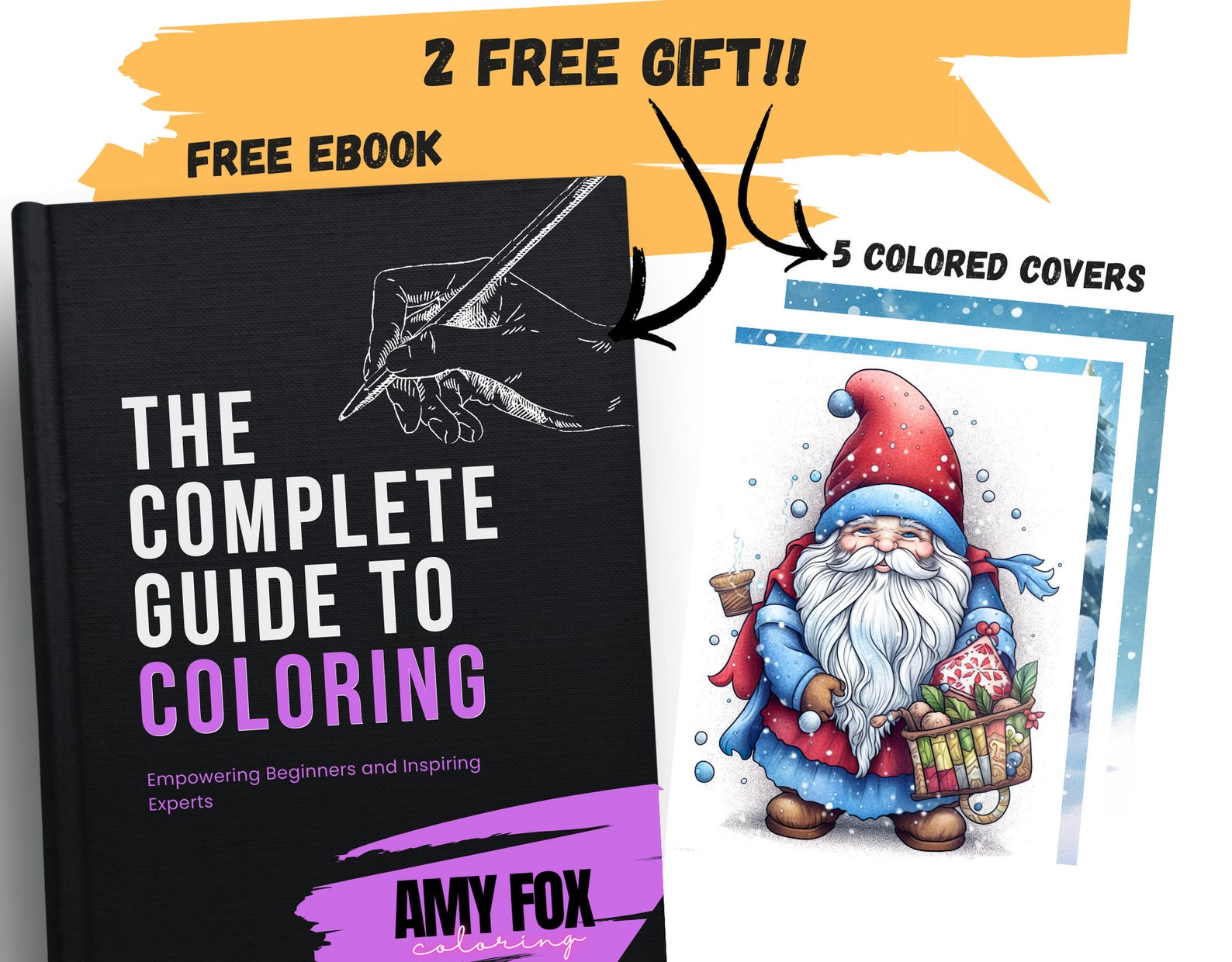 60 Winter Gnomes Coloring Pages, Adults Kids Digital Coloring Sheets ...