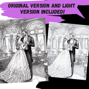 60 Victorian Ballrooms Coloring Pages, Adults Kids Digital Coloring ...
