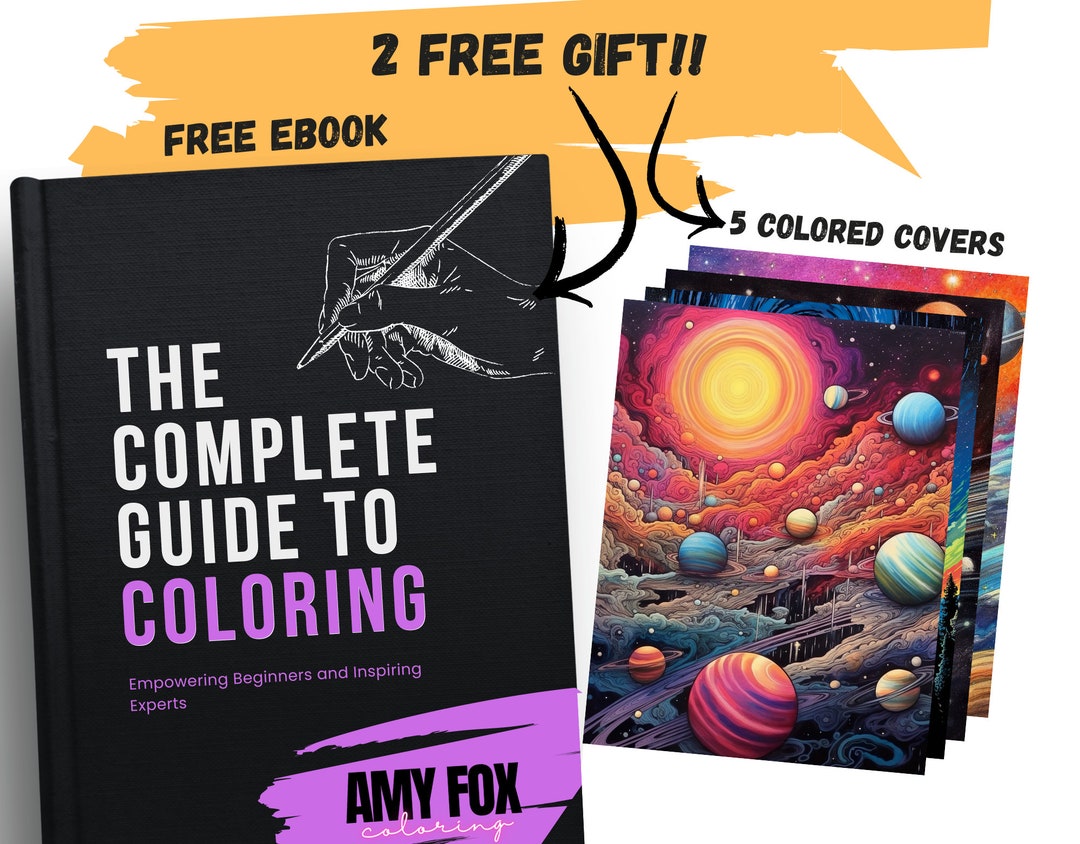 60 Celestial Wonders Coloring Pages, Adults Kids Digital Coloring ...