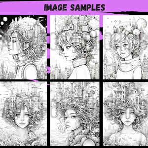 60 the Worlds in My Mind Coloring Page, Adults Kids Digital Coloring ...