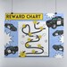 Police Car Boys Reward Chart Good Behavior, Reward Chart for Kids ...