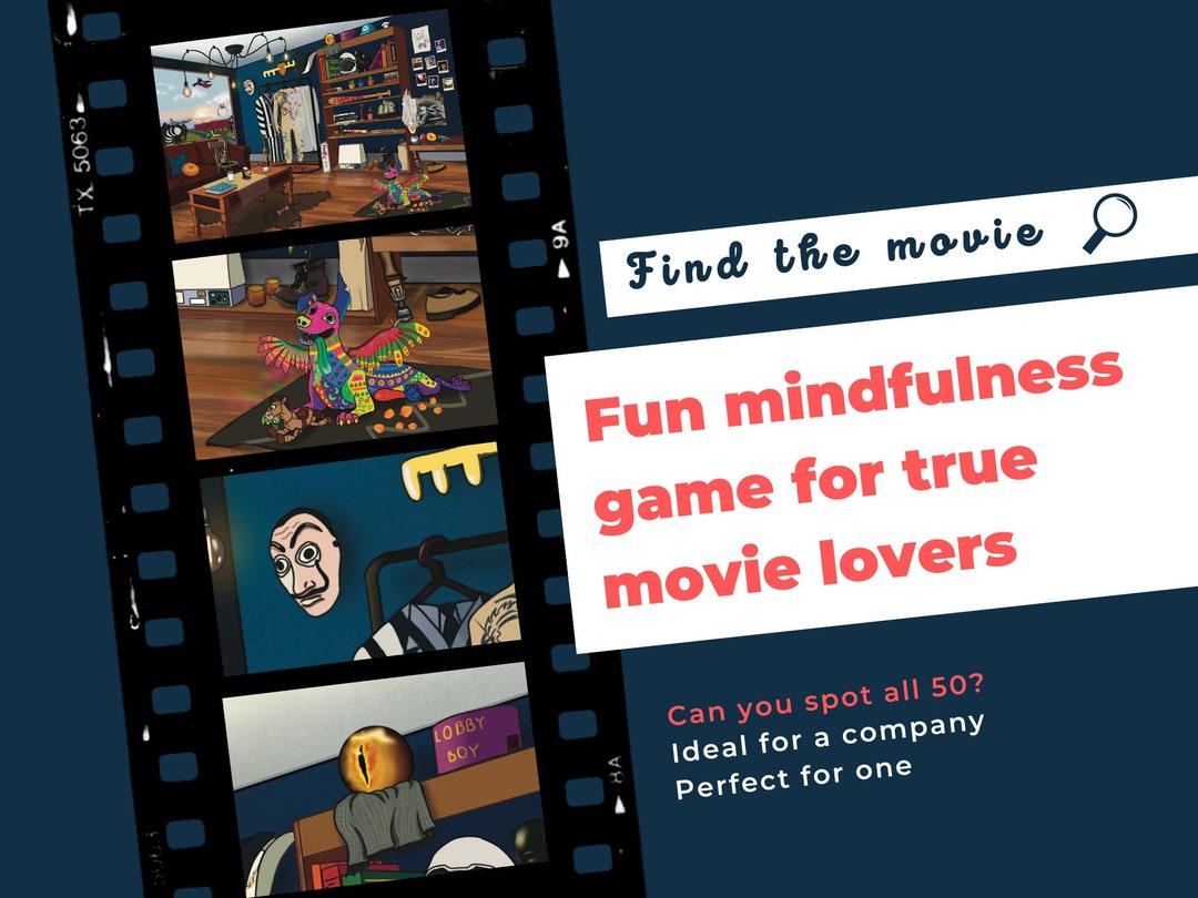 Find the Movie | Fun Brain Game | Printable / Digital | Movie Night ...