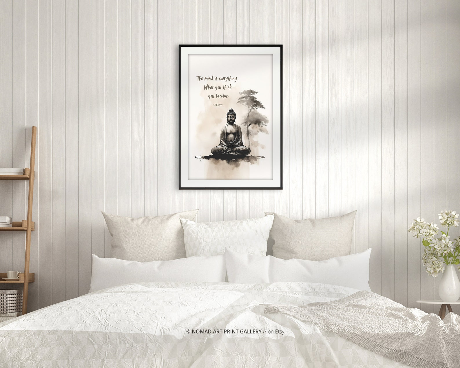 Buddha Quote Print, Inspirational Quote, Meditation Art, Mindfulness ...