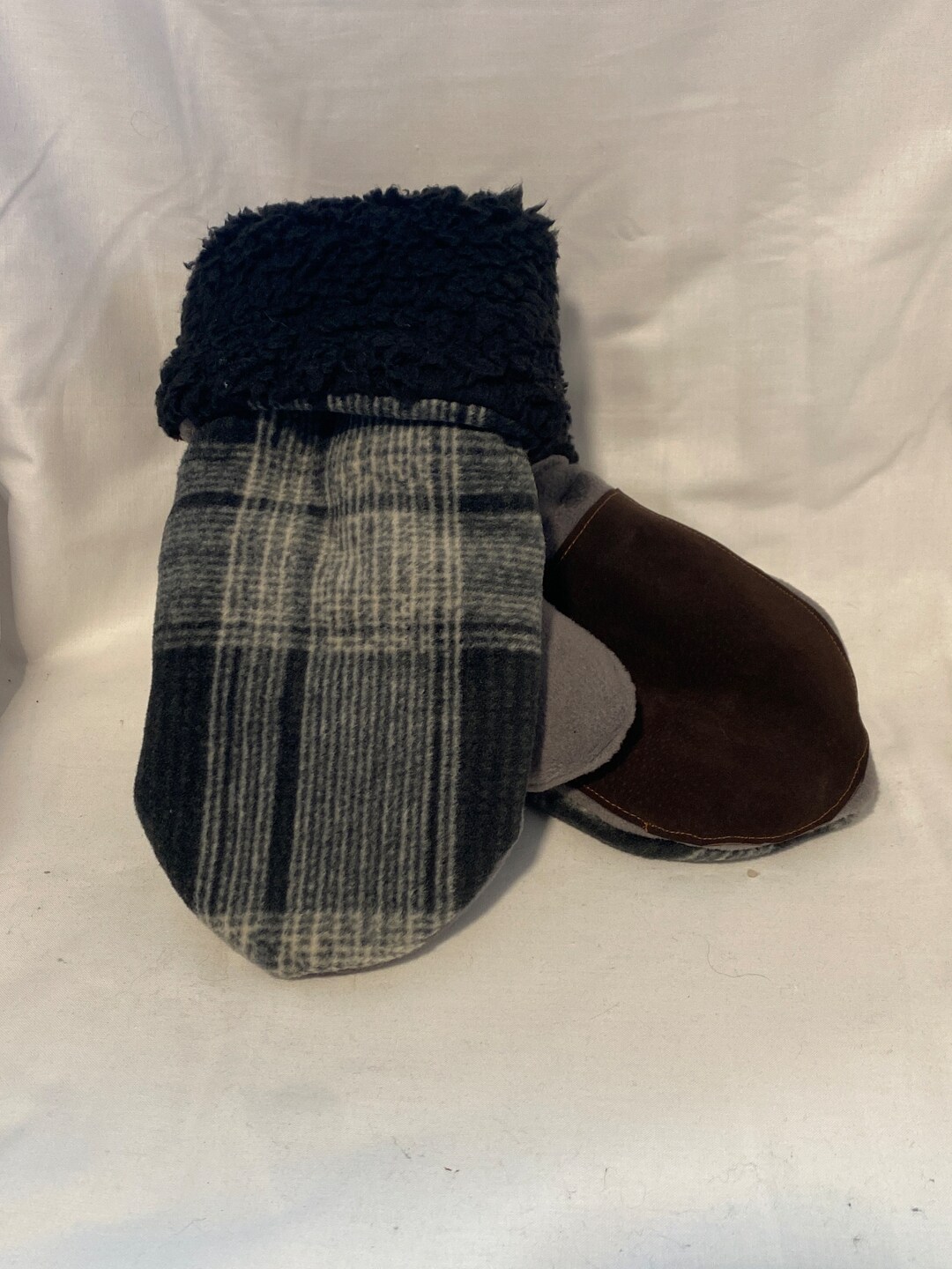 Leather Palm Mittens Xl/xxl - Etsy