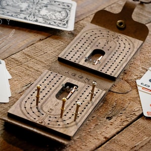 KNODY Original Ultimate Leather | Wrap Around | Travel Cribbage Board ...