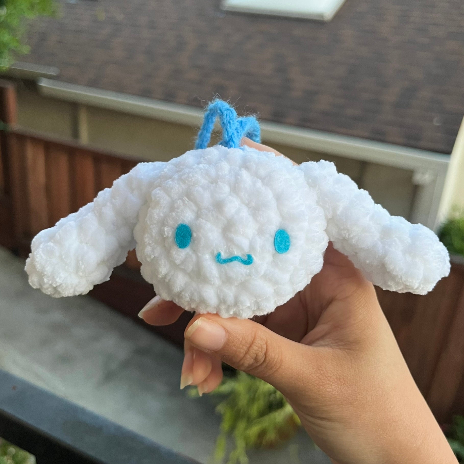 Crochet Cinnamoroll Bag Charm Cinnamoroll Tote Bag Charm - Etsy