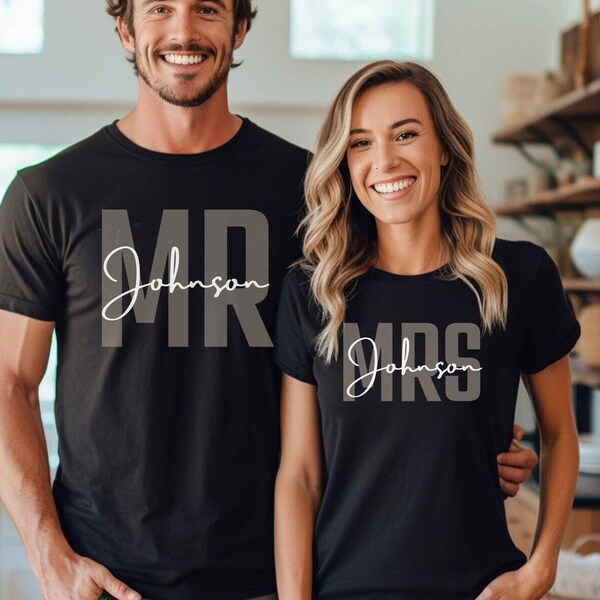 Mr and Mrs Shirt - Etsy