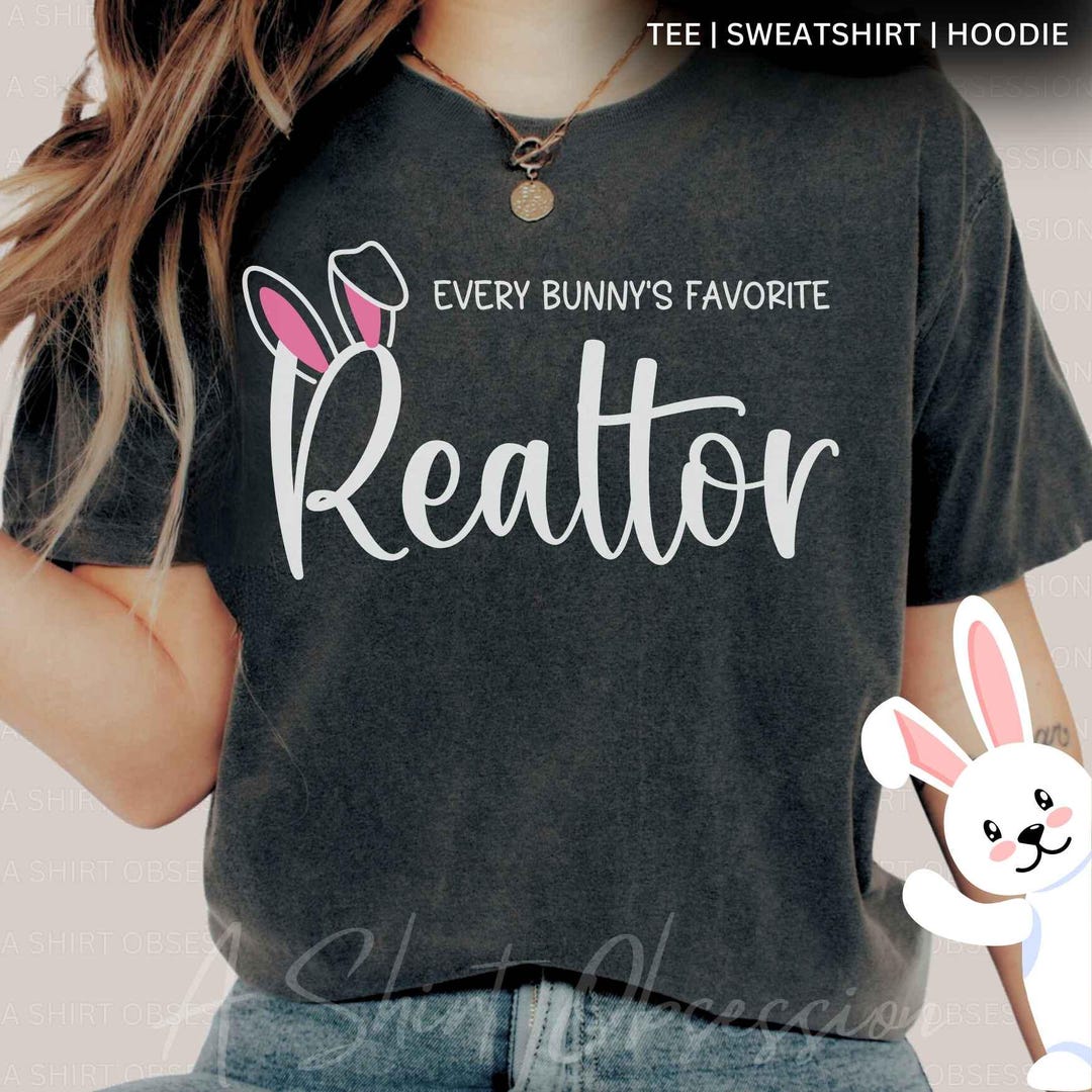 Realtor Easter Shirt Sweatshirt | Funny Real Estate Agent Easter Tee ...