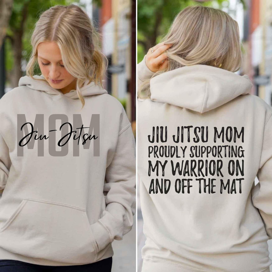 Jiu Jitsu Mom Hoodie, BJJ Mom Sweatshirt, Grappling Mom Gift, Brazilian ...