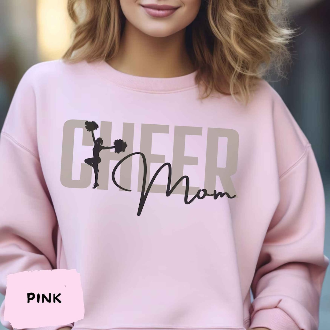 Cheer Mom Crewneck Sweatshirt Proud Cheer Mom Sweatshirt Cheer Mom Life ...