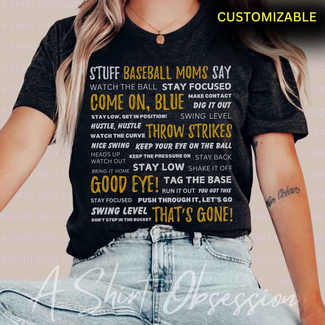 Baseball Mom Shirt | Mom Baseball Mom Sweatshirt | Baseball Mom Hoodie ...