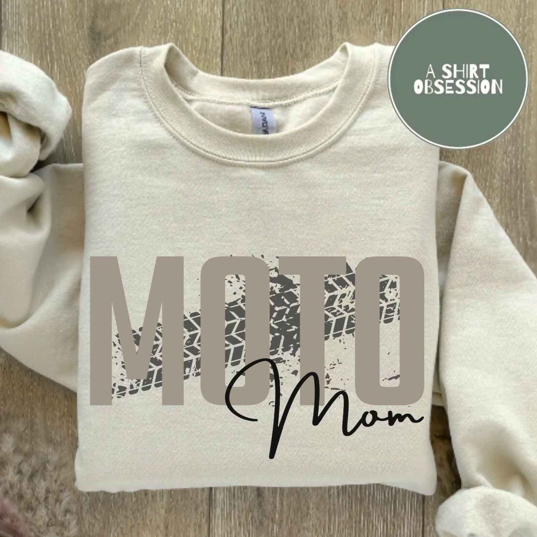 Moto Mom Sweatshirt Motocross Mom Sweatshirt Motocross Sweatshirt Moto ...