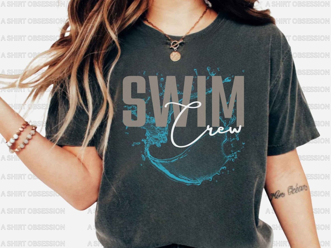 Swim Team T Shirt Swimming Team Shirts Swim Meets Shirt Swim Crew ...