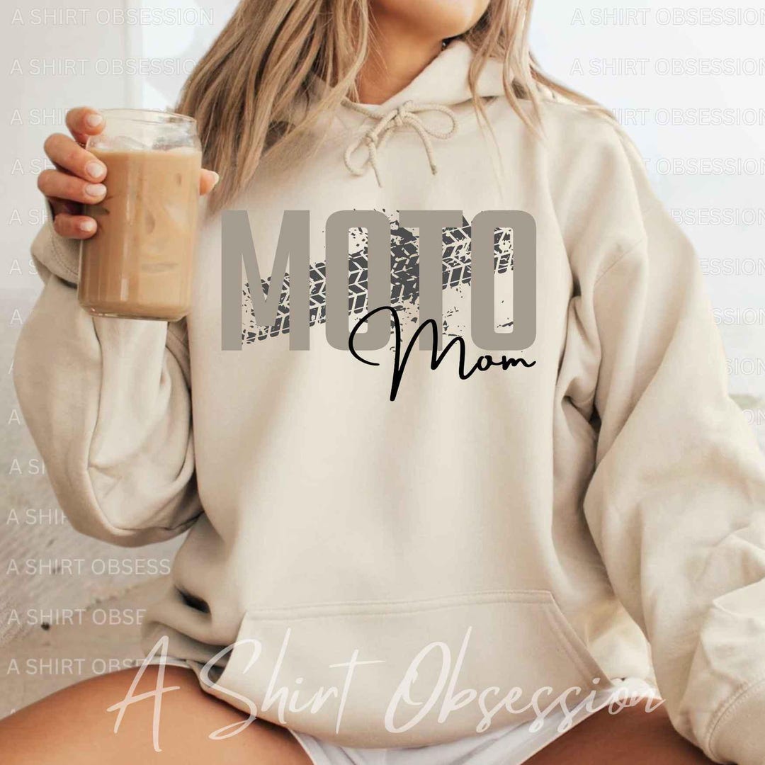 Moto Mom Hoodie, Motocross Mom Sweatshirt, Dirt Bike Racing Hoodie ...